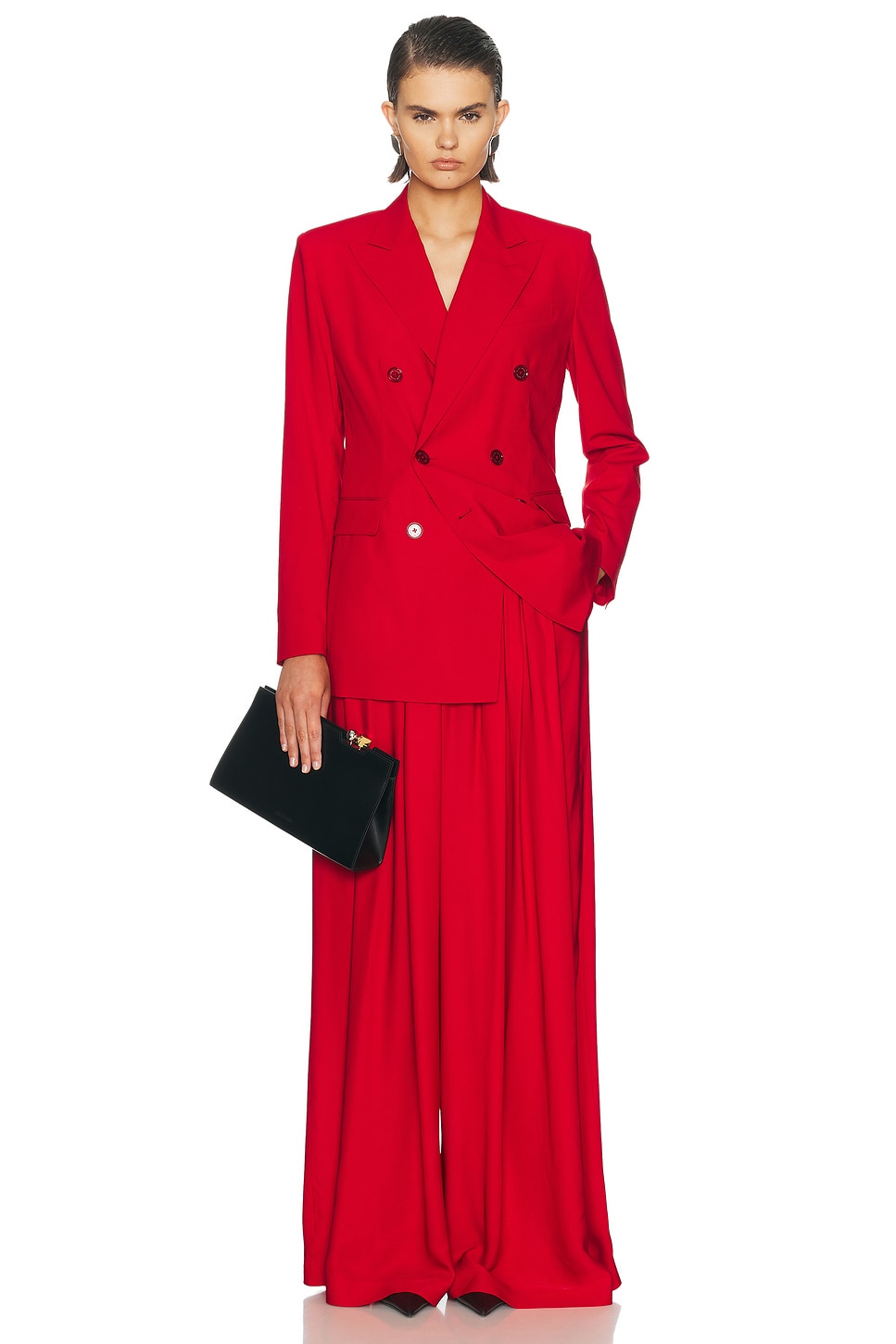 RALPH LAUREN Ralph Lauren Collection Tropical Wool Ramona Blazer